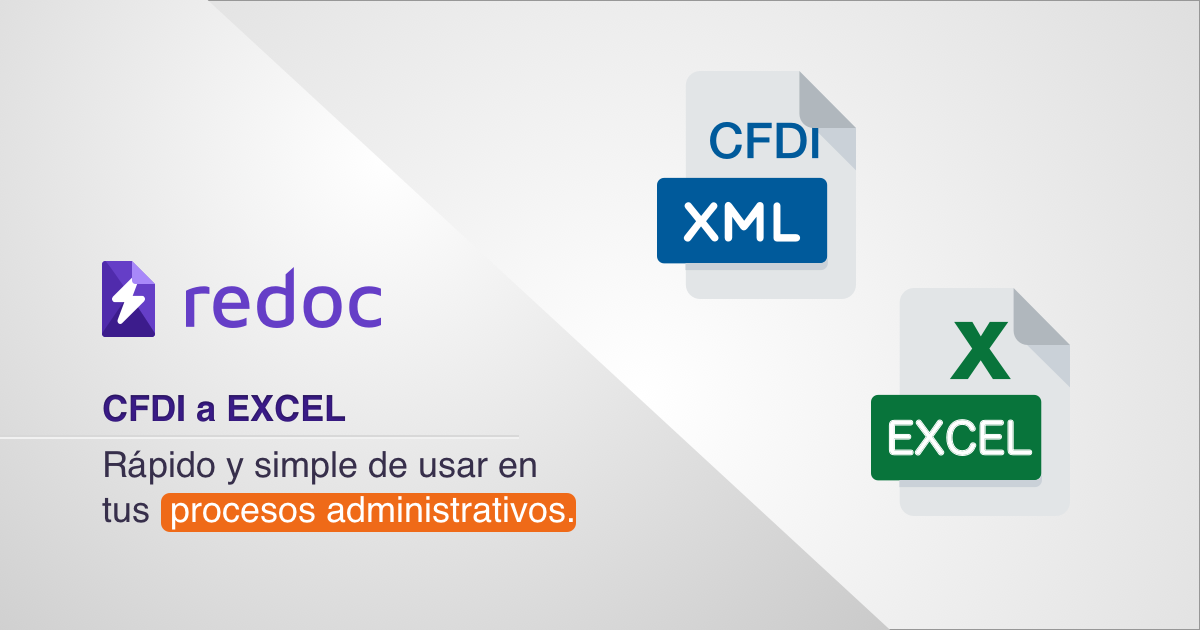 Redoc - Conversión fácil en línea de CFDI a EXCEL